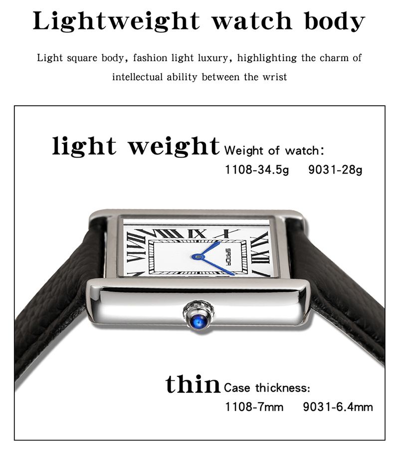 SANDA Fashion Personality Business Luxury Ladies Quartz Watch 1108-9031 ...