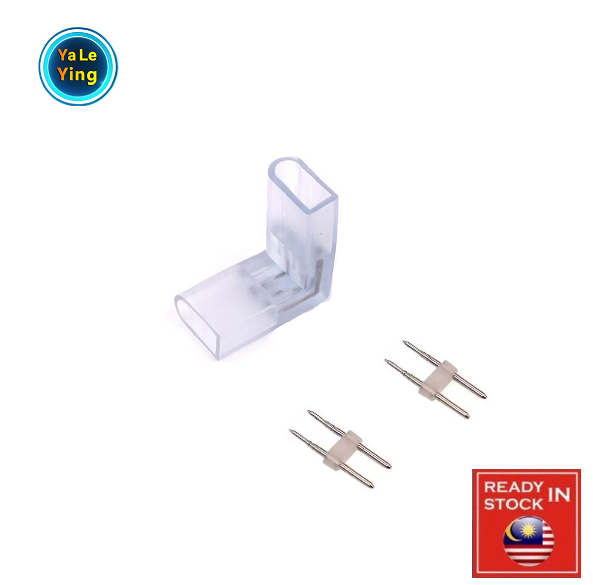 2 pin I L T Shape Corner Connector for 110V 220V 8x16MM Single Color ...