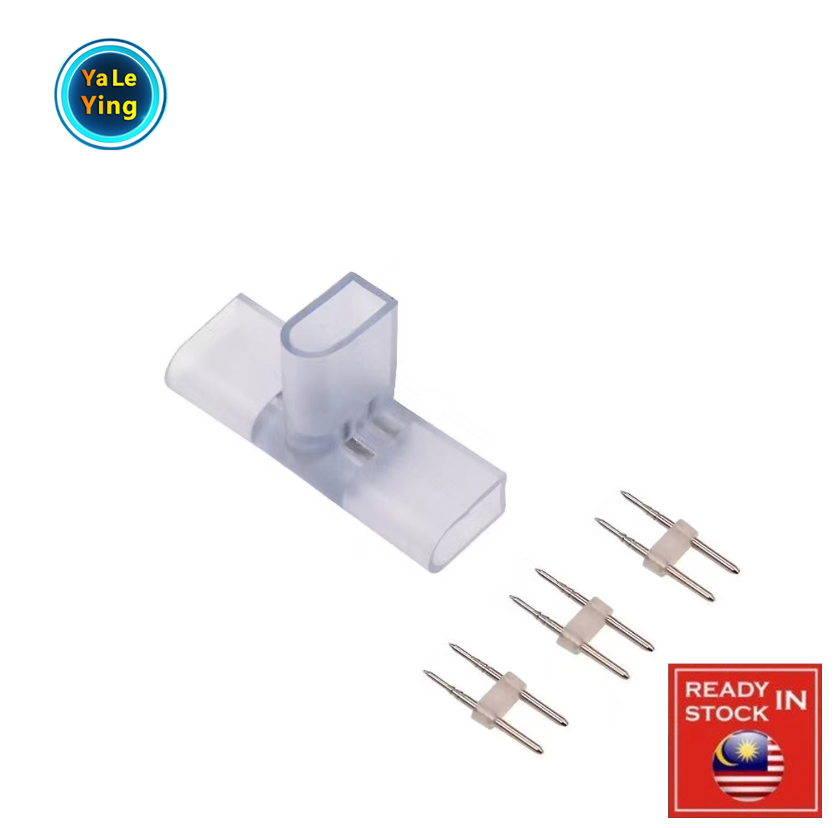 2 pin I L T Shape Corner Connector for 110V 220V 8x16MM Single Color ...