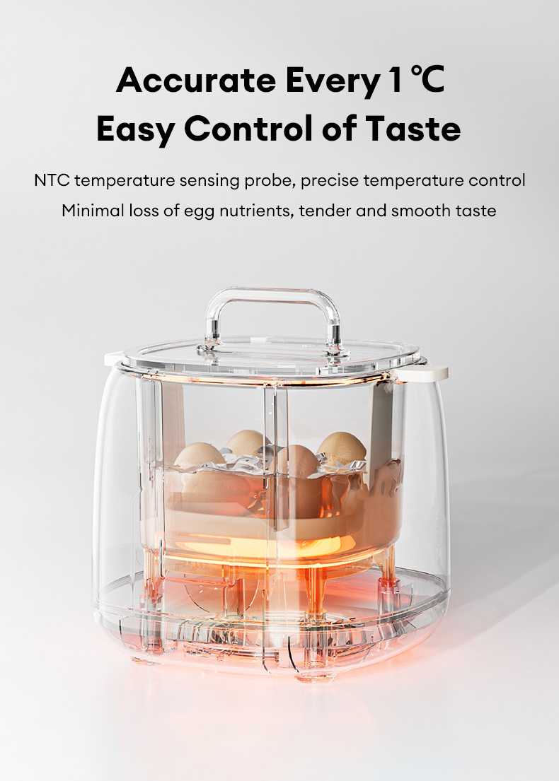 MODONG Egg Poacher Home Automatic Power Off Steam Egg Machine Multi ...