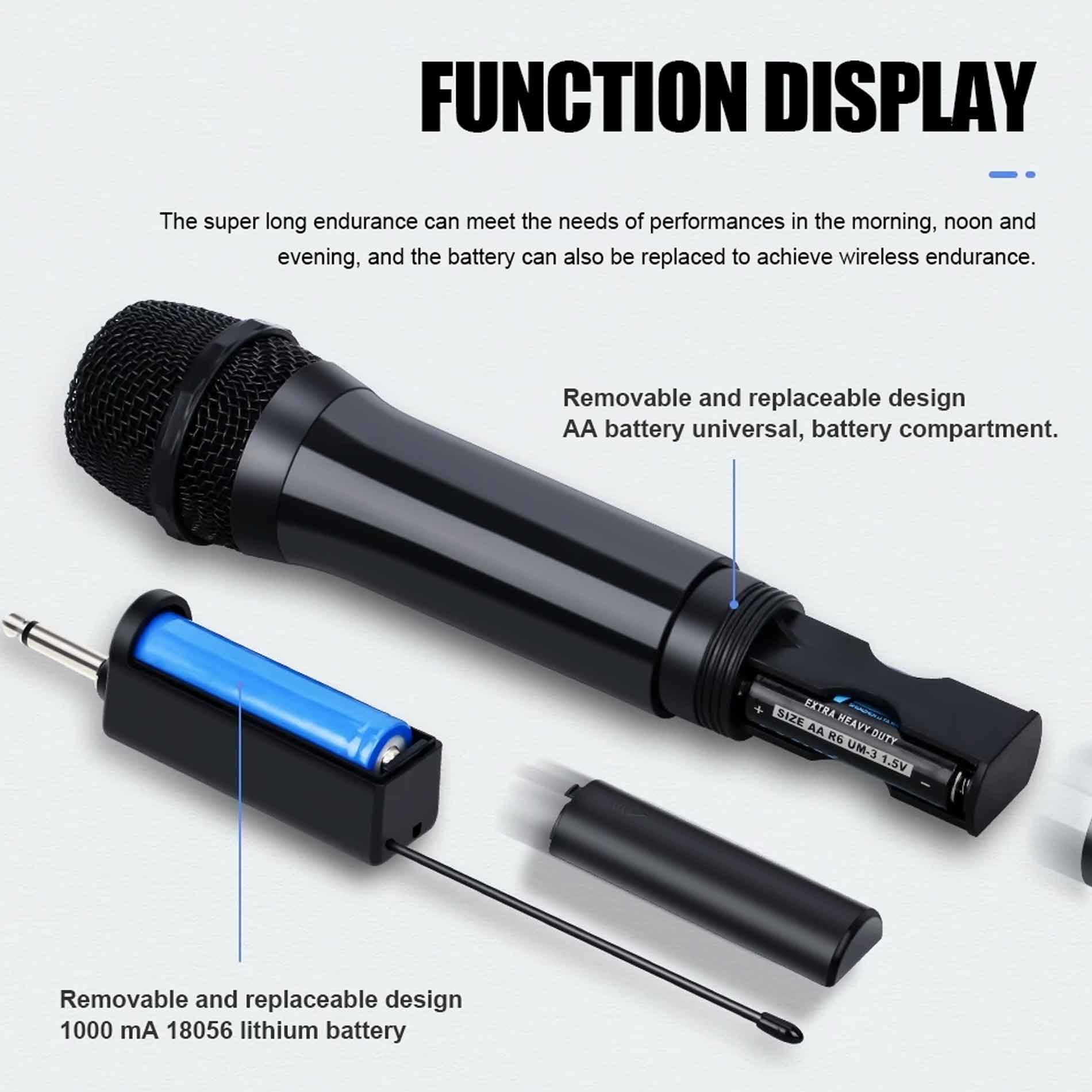wireless microphone UHF wireless microphone 5Vcharging, free ...