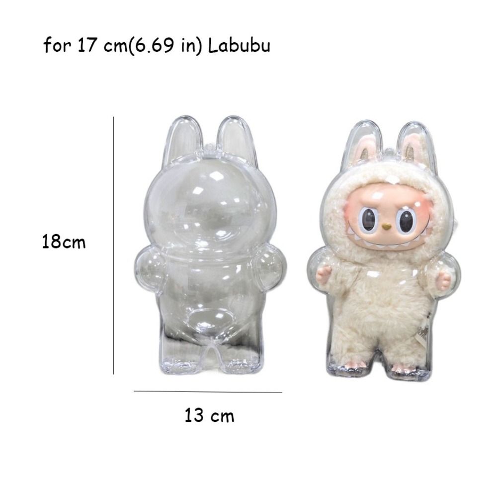 AOPHEKM Labubu Protective Cover, Transparent Acrylic Labubu Protective ...