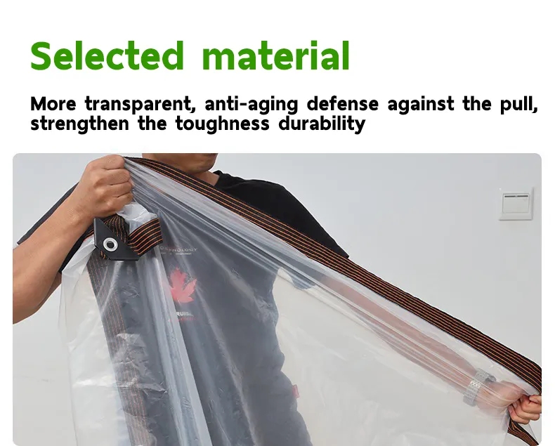 【Ready Stock】YLD Thickened Plastic PE Film Transparent Rainproof Shade ...
