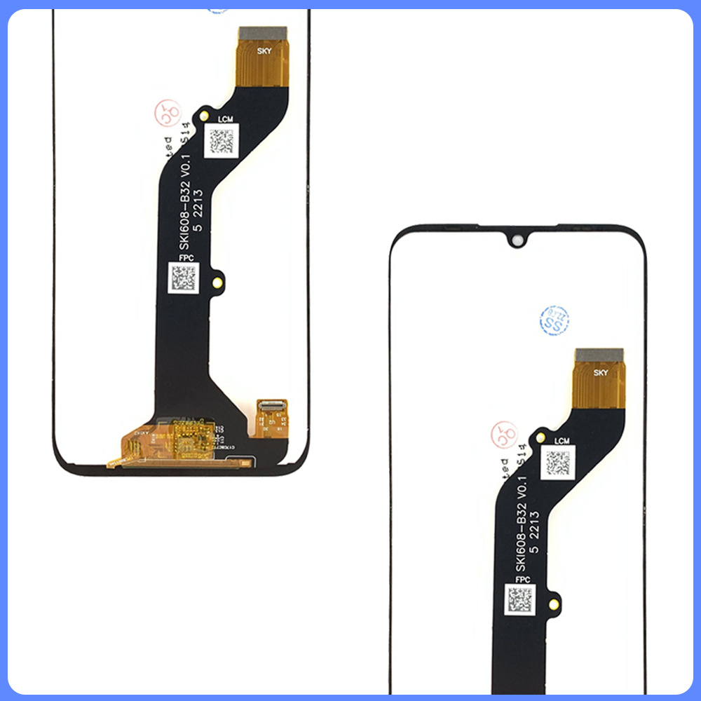 For Tecno POP 6 LCD Display Touch Screen Assembly Digitizer For POP6 ...