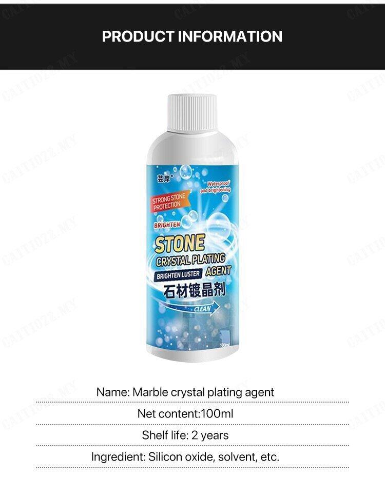 Stone Crystal Plating Agent Marble Crystal Plating Brightening ...