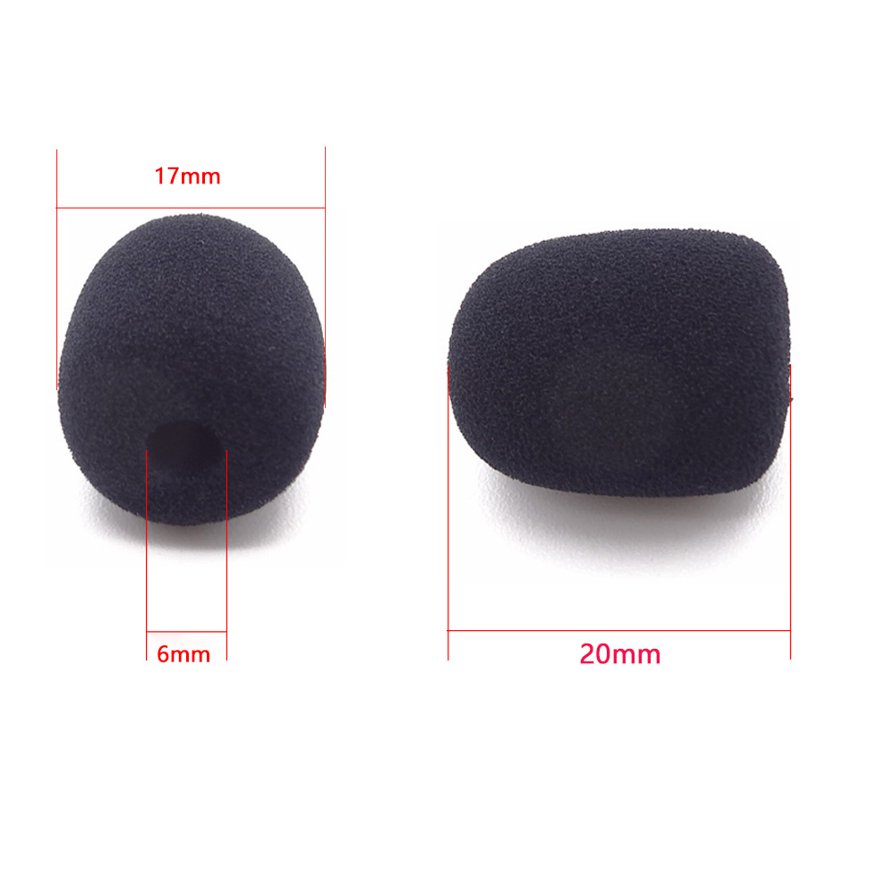 1PCS Round Ball Lavalier Microphone Foam Windscreen Sponge Windshields ...