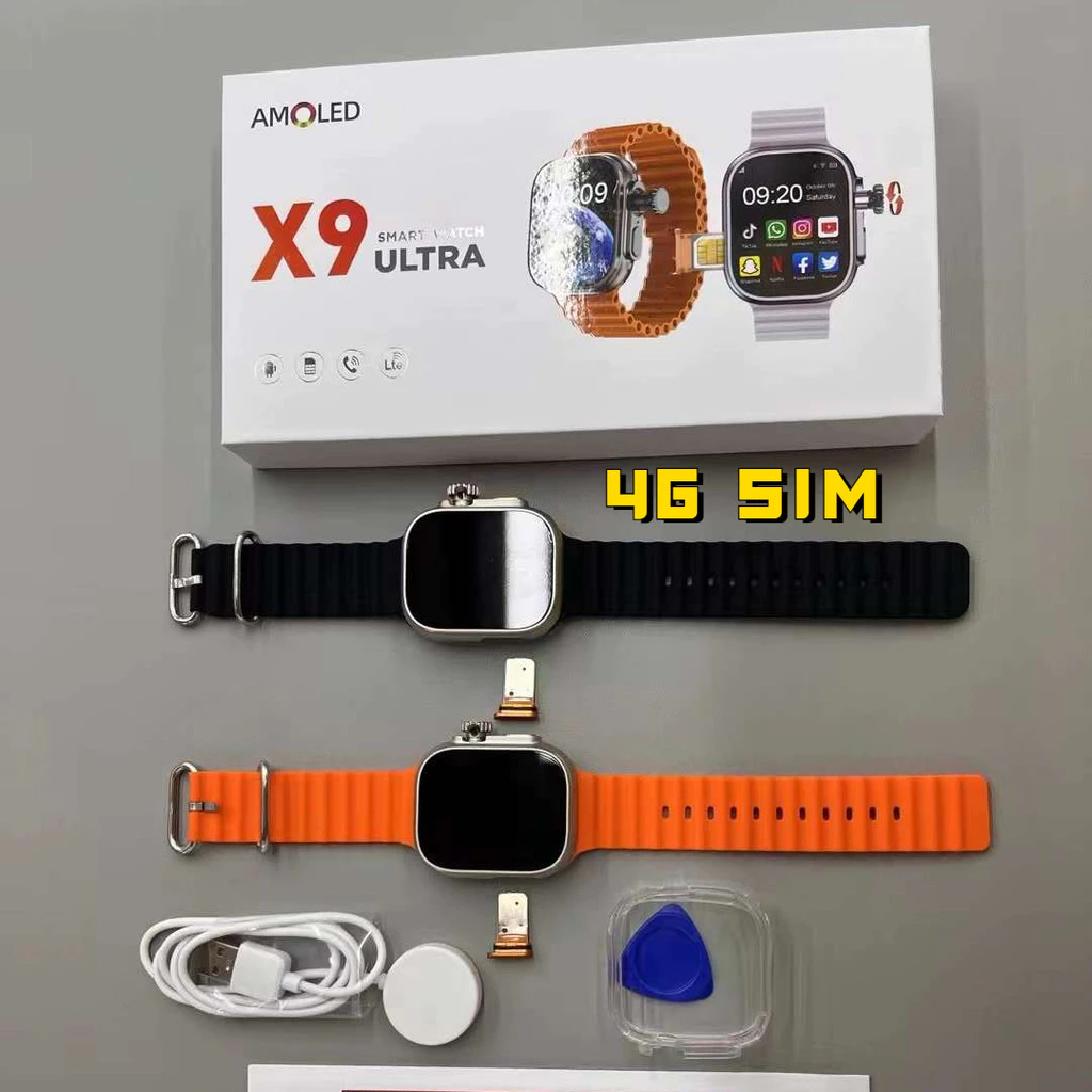 X9 Ultra Smart Watch 4G Call Wifi GPS S10 Ultra 2GB RAM 32GB ROM ...