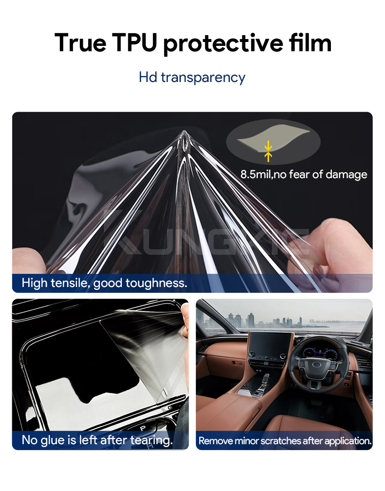 For Toyota Alphard Vellfire 2024 2025 TPU Transparent Navigation Screen ...