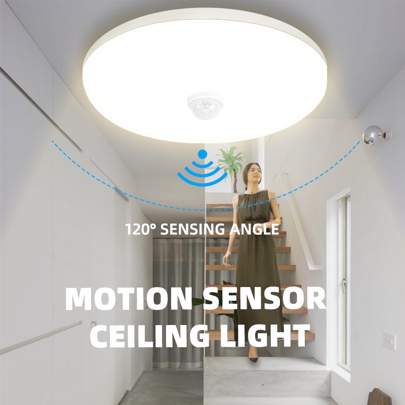 CANMEIJIA LED Motion Sensor Ceiling Light 15W 20W 30W 40W | Shopee Malaysia