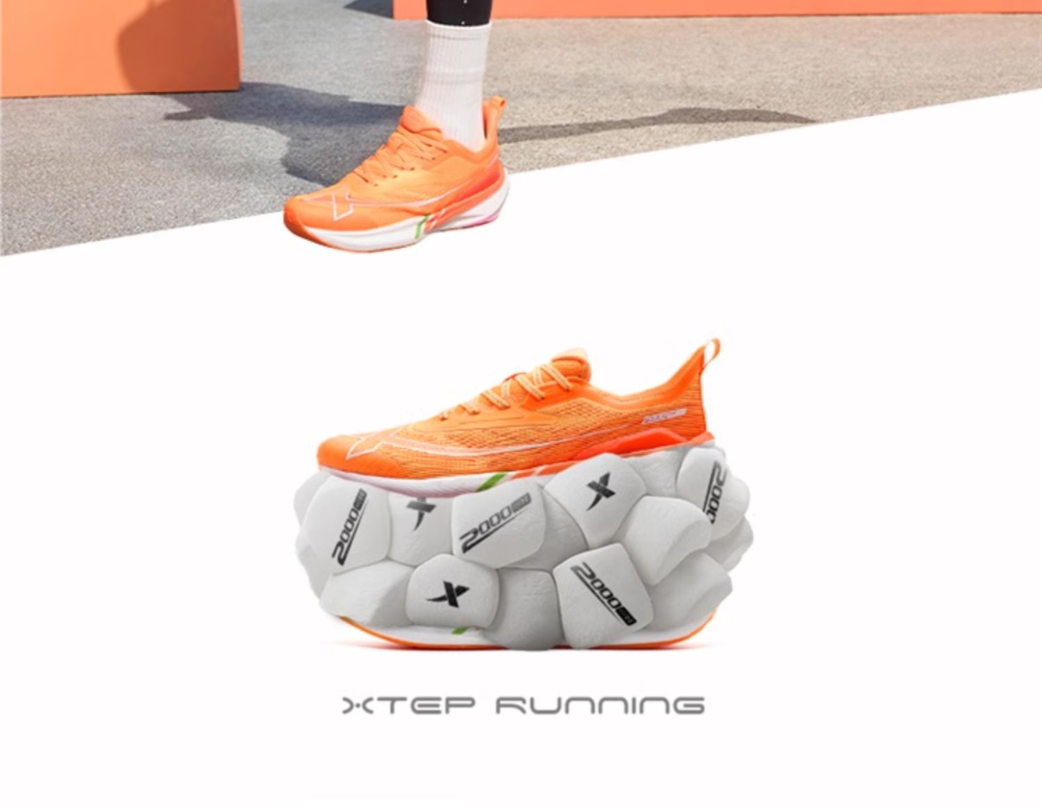【XTEP】2000KM 2.0 | Kasut jogging lelaki Running Shoes Rebound Support ...
