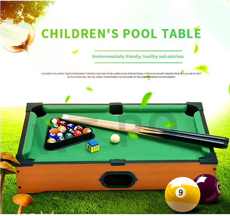 【LingLing】Mini Billiard Table for Kids Wooden With Tall Feet Pool Table ...