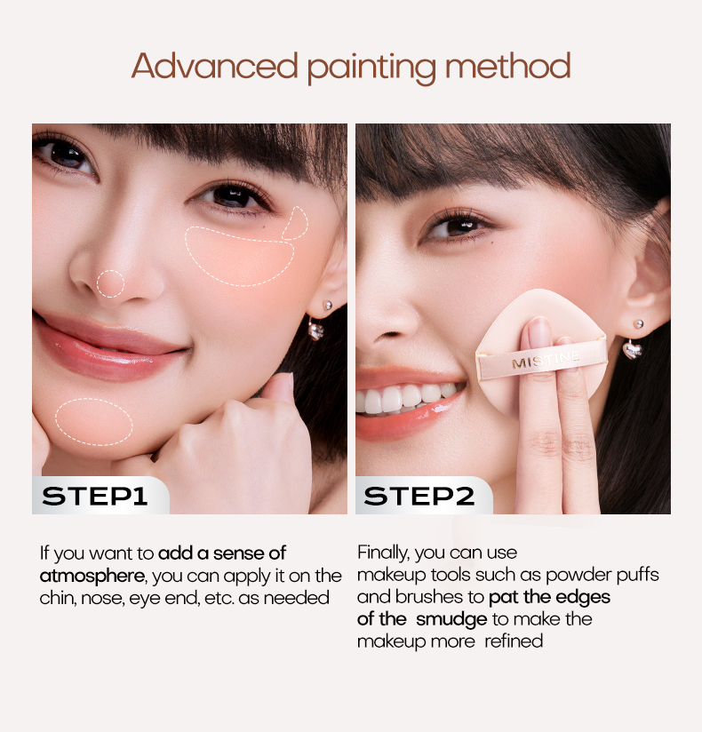 Tingkui x 【free gift】MISTINE blush Multi-Use Watery Blush Stick High ...