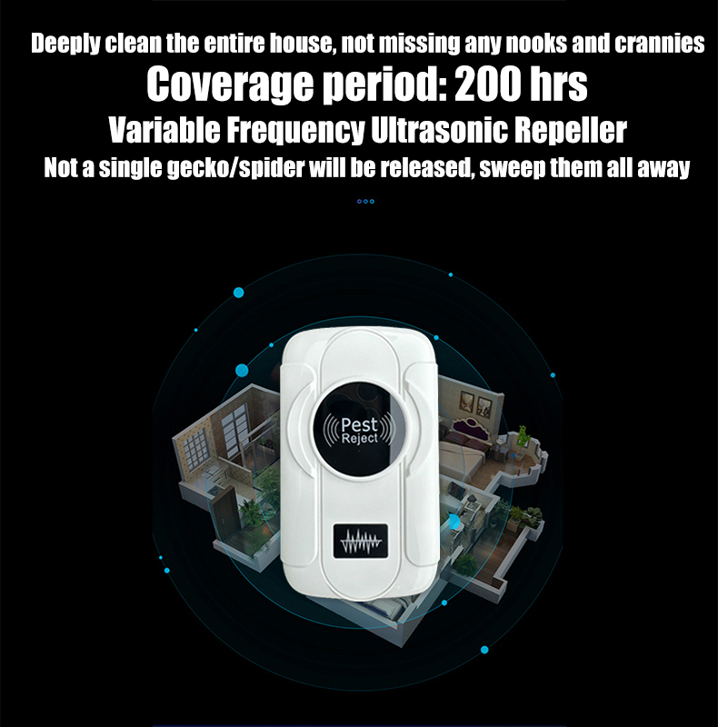 No lizards for 100 years ！！lizard repellent ultrasonic pest repeller ...