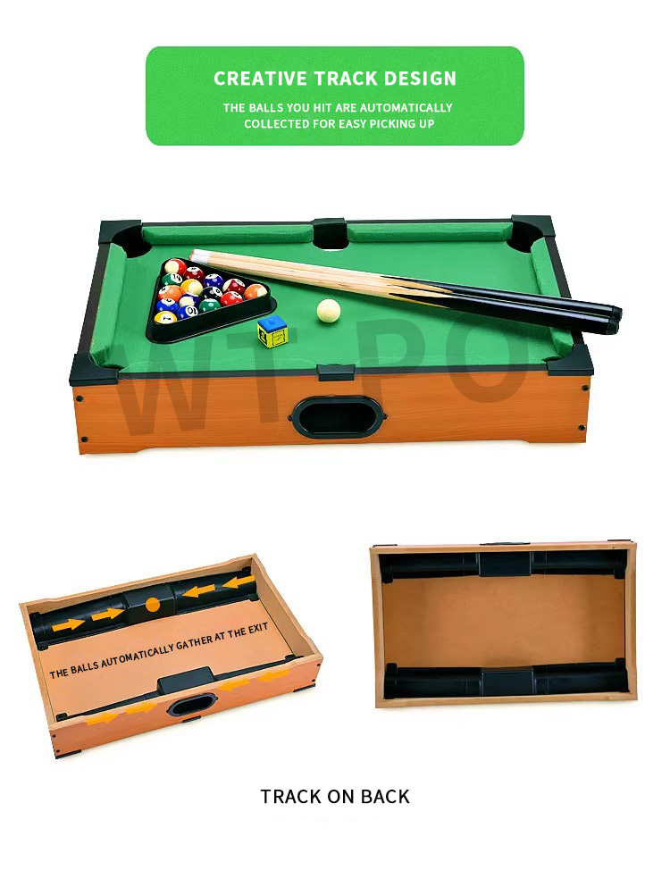 【LingLing】69cm Tall / Short Feet Pool Table Mini Billiard Table Set ...
