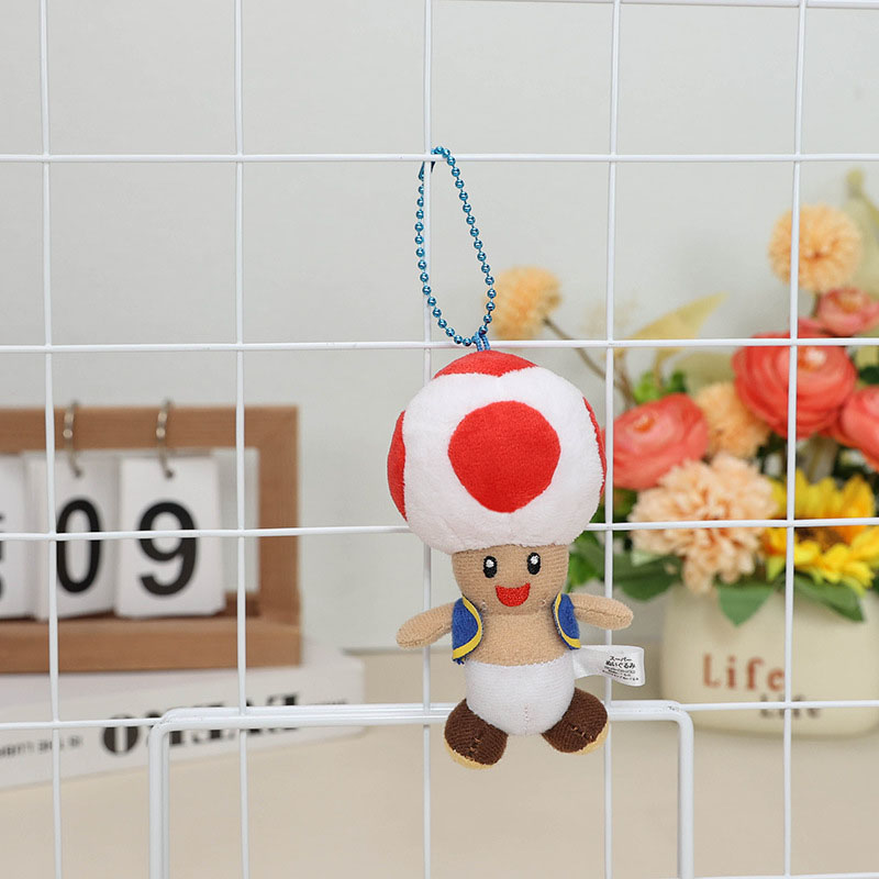 11 Styles Mario Bros Plush Keychain Triple Bananas Green Koopa Troopa ...