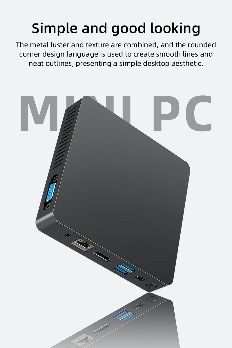 Mini PC/Host 8G+M.2 SSD Support WIFI HDMI/VGR Interface Intel® Gemini ...