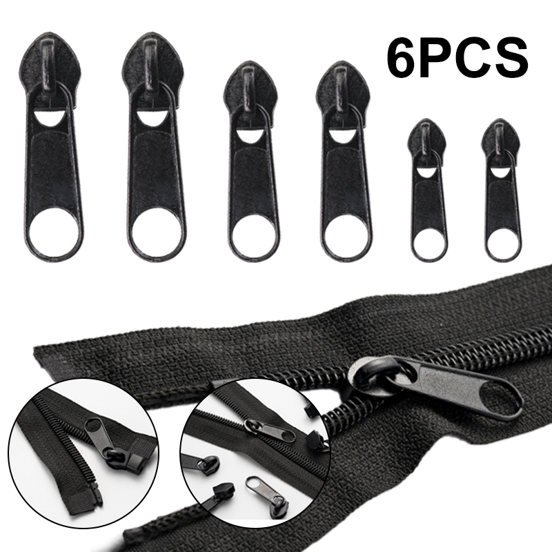 6pcs Zipper Large, Medium, And Small Sizes for Clothing Zipper ...