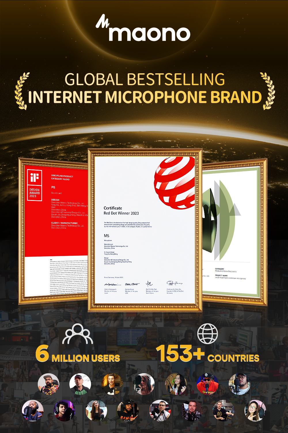 Maono PD100X XLR/USB Dual Mode Mikrofon Dinamik Podcast Mic Gaming Mic ...