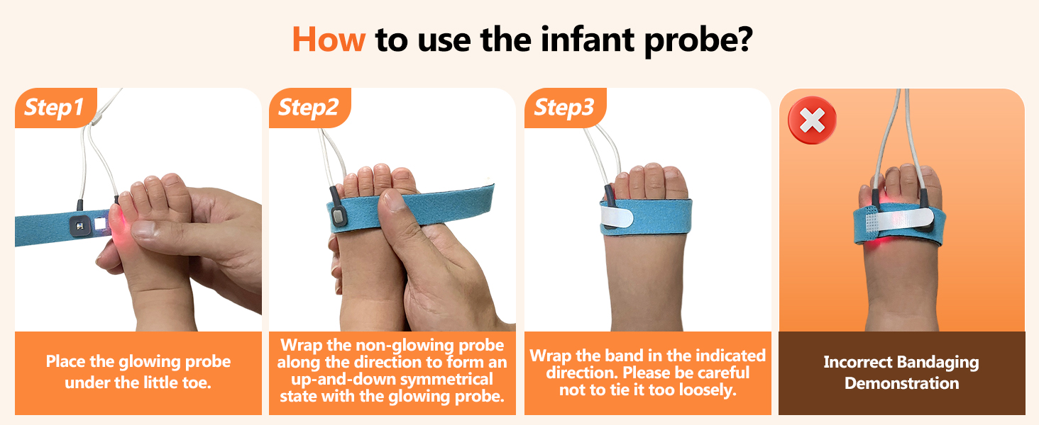 HealthTree Medical Handheld Pulse Oximeter Bluetooth APP Control ...