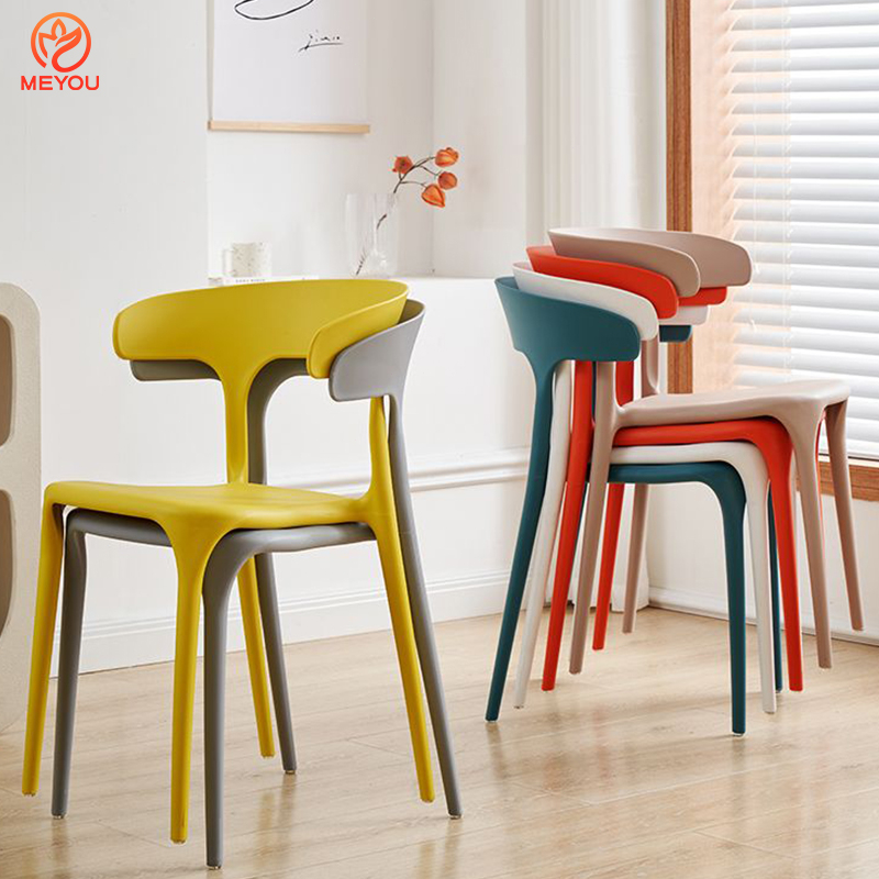 IKEA Nordic Candy Chair Plastic Chair Cafe Chair Modern Style Dining ...
