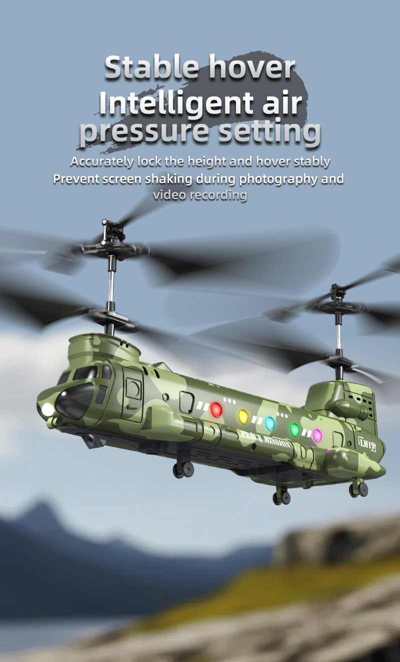 RC LM19 Chinook Camera Helicopter 2.4G Remote Control Aircraft HD ...