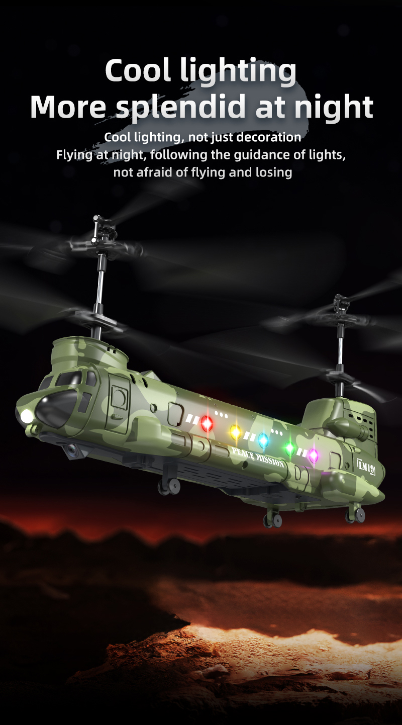 RC LM19 Chinook Camera Helicopter 2.4G Remote Control Aircraft HD ...