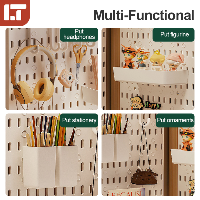 Pegboard Rack Pegboard Wall Office Table Organizer Rack DIY Wall Board ...