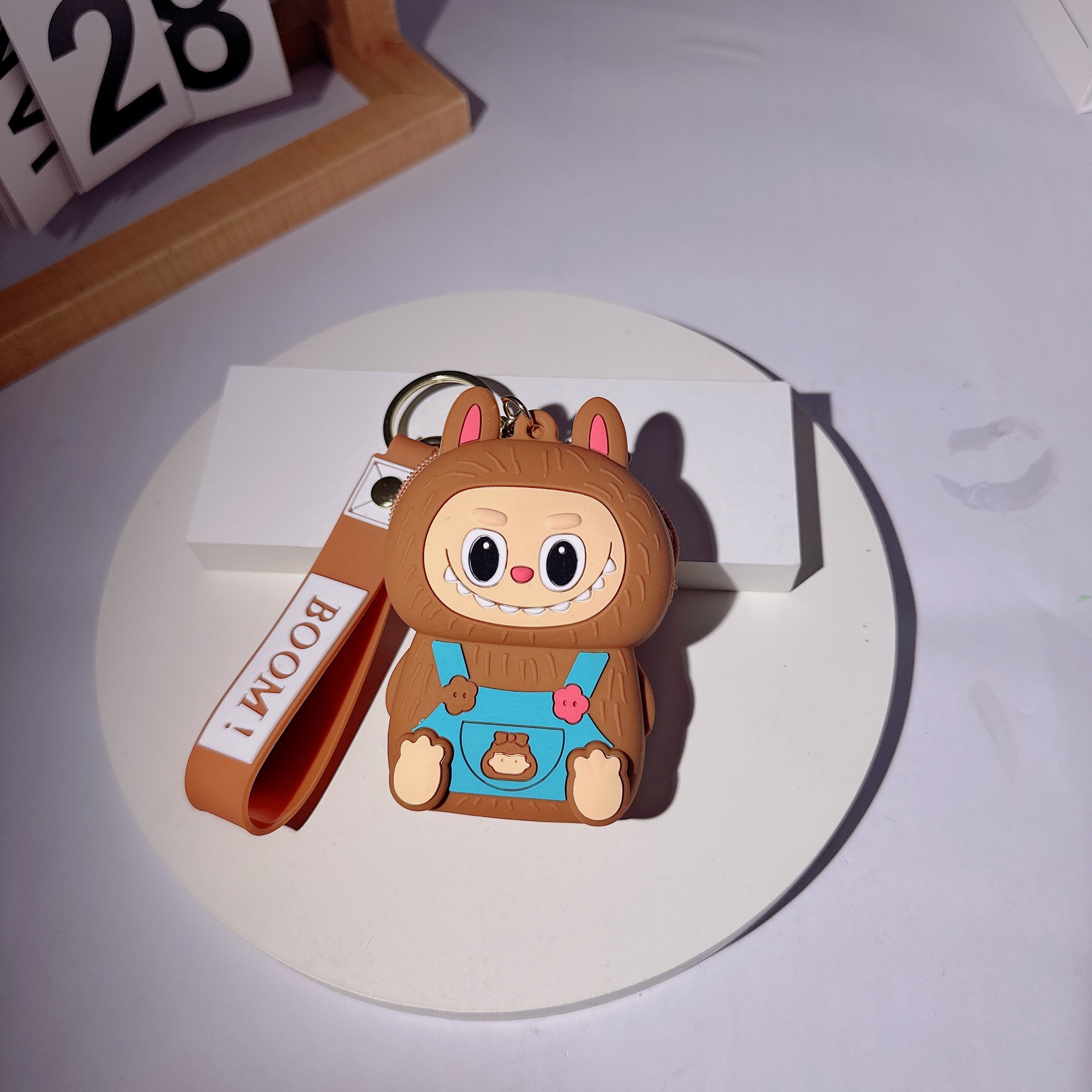Cartoon Labubu Doll Coin Purse Keychain Labubu Woman Wallet Student ...