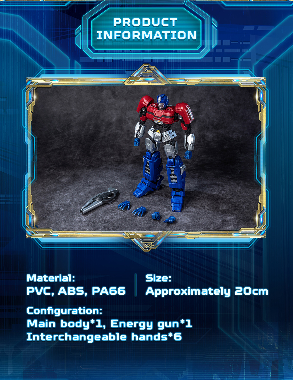 YOLOPARK TRANSFORMERS ONE AMK Series 20cm Orion Pax（Optimus Prime）Model Kit-Cogged Mode | Shopee ...