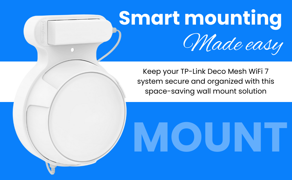Wall Mount Bracket for TP-Link Deco BE22/BE23/BE25/BE3600/BE5000 Mesh ...