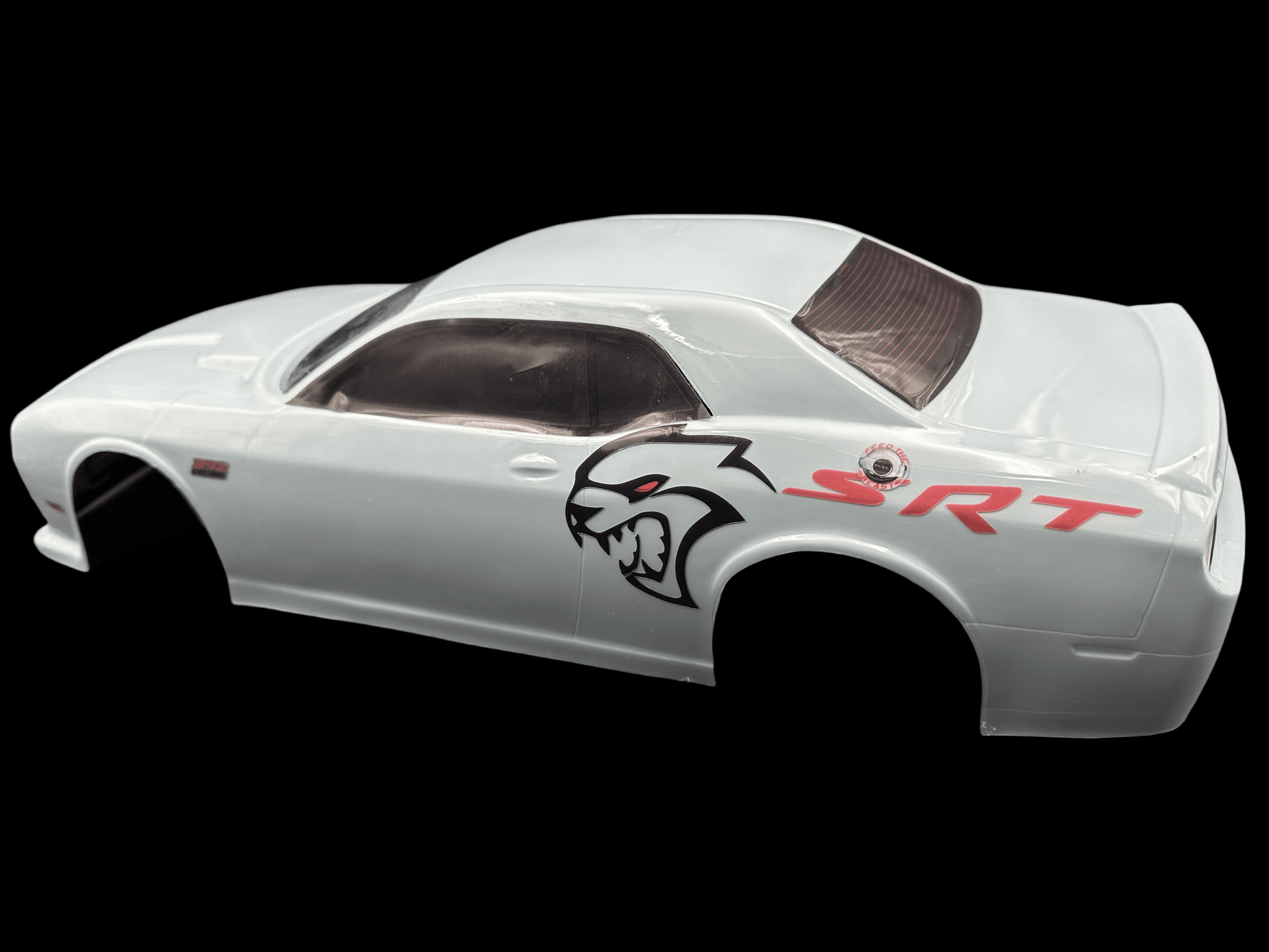 RC 1/10 Dodge SRT Challenger Hellcat PVC Body shell 190mm width 260mm ...