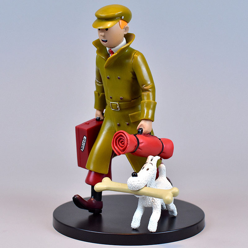 5 Styles Cartoon Anime The Adventures of Tintin Action Figures Cute ...