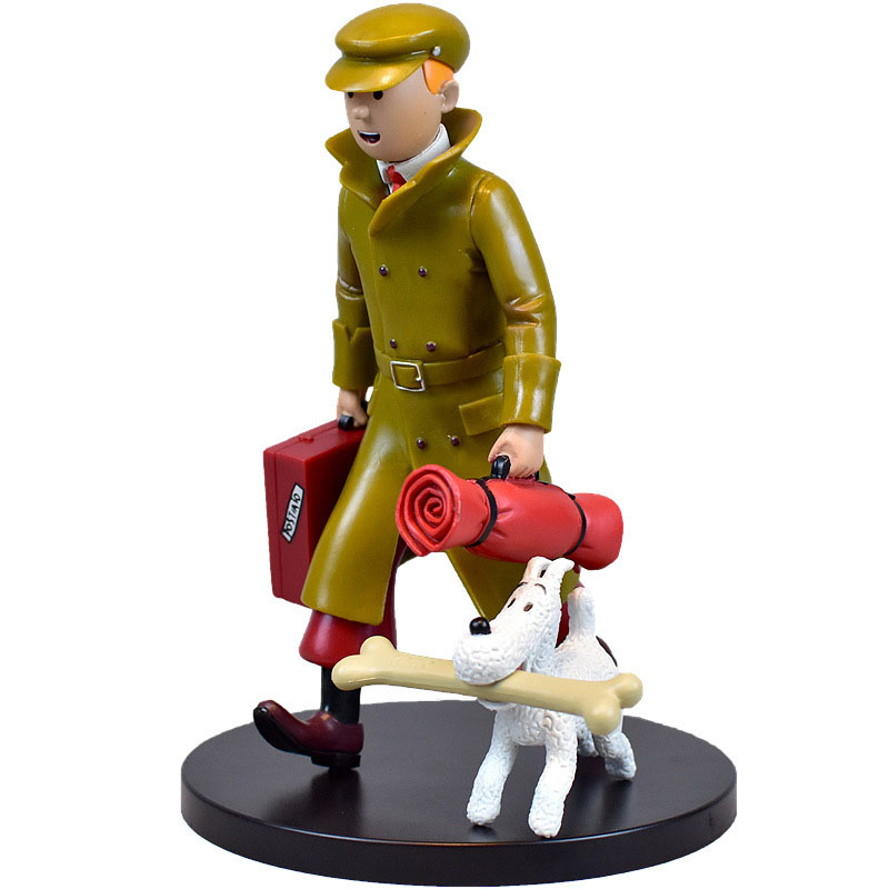 5 Styles Cartoon Anime The Adventures of Tintin Action Figures Cute ...