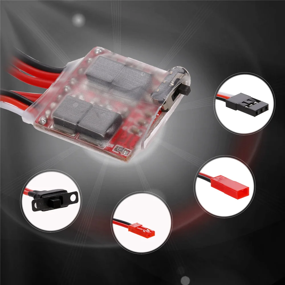 SURPASS HOBBY Micro ESC 30A Brushed ESC RC ESC Electric Speed ...
