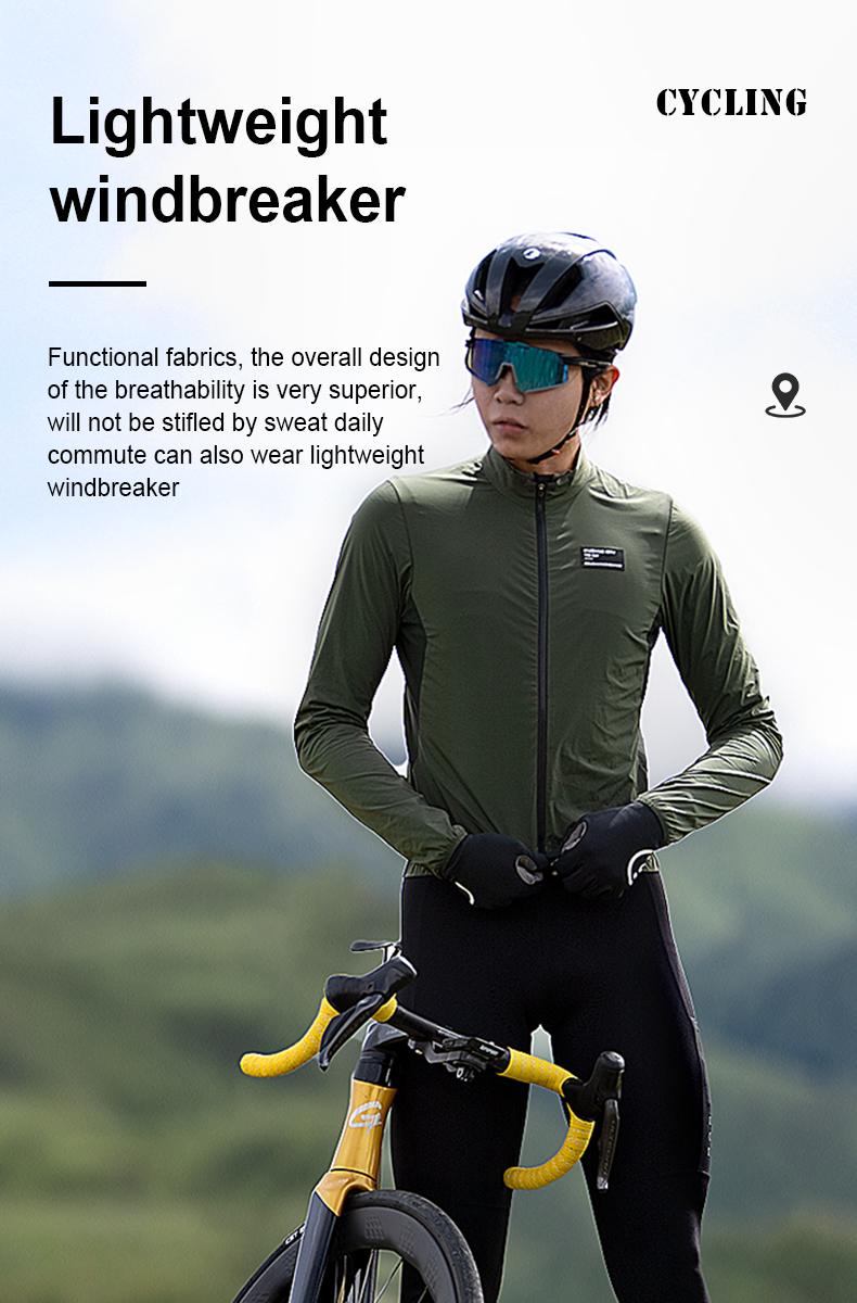 INBIKE men's cycling windbreaker waterproof light bike shirt spring ...