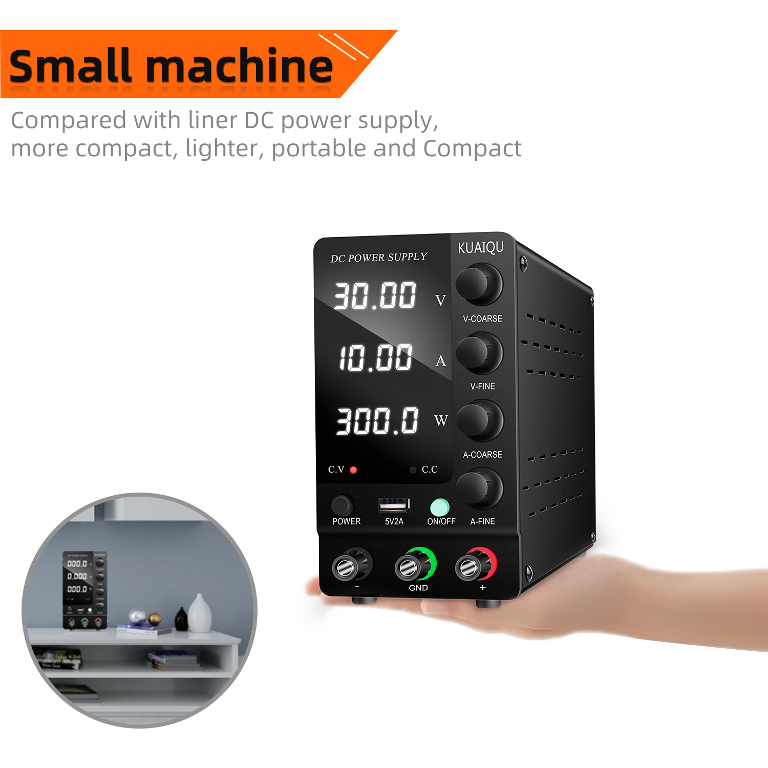 Adjustable DC Power Supply 30V 10A 60V5A Switching DC Power Supply ...