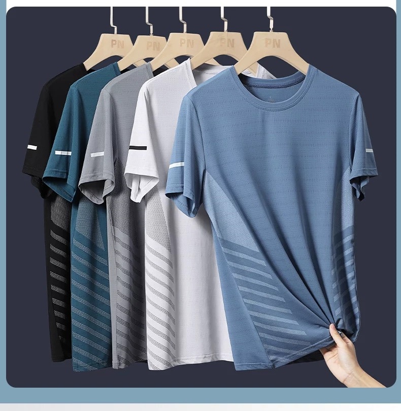 【READY STOCK】ProMan Quick Dry Baju T Shirt Lelaki Men's Round Neck Ice ...