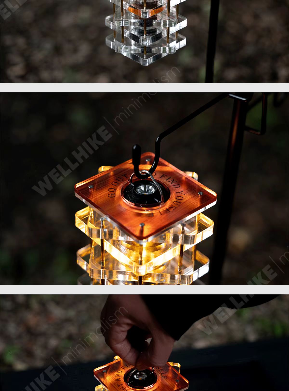 Wellhike Outdoor Stacking Lampshade goalzero Lamp 38explore Camping Accessories Handmade ...