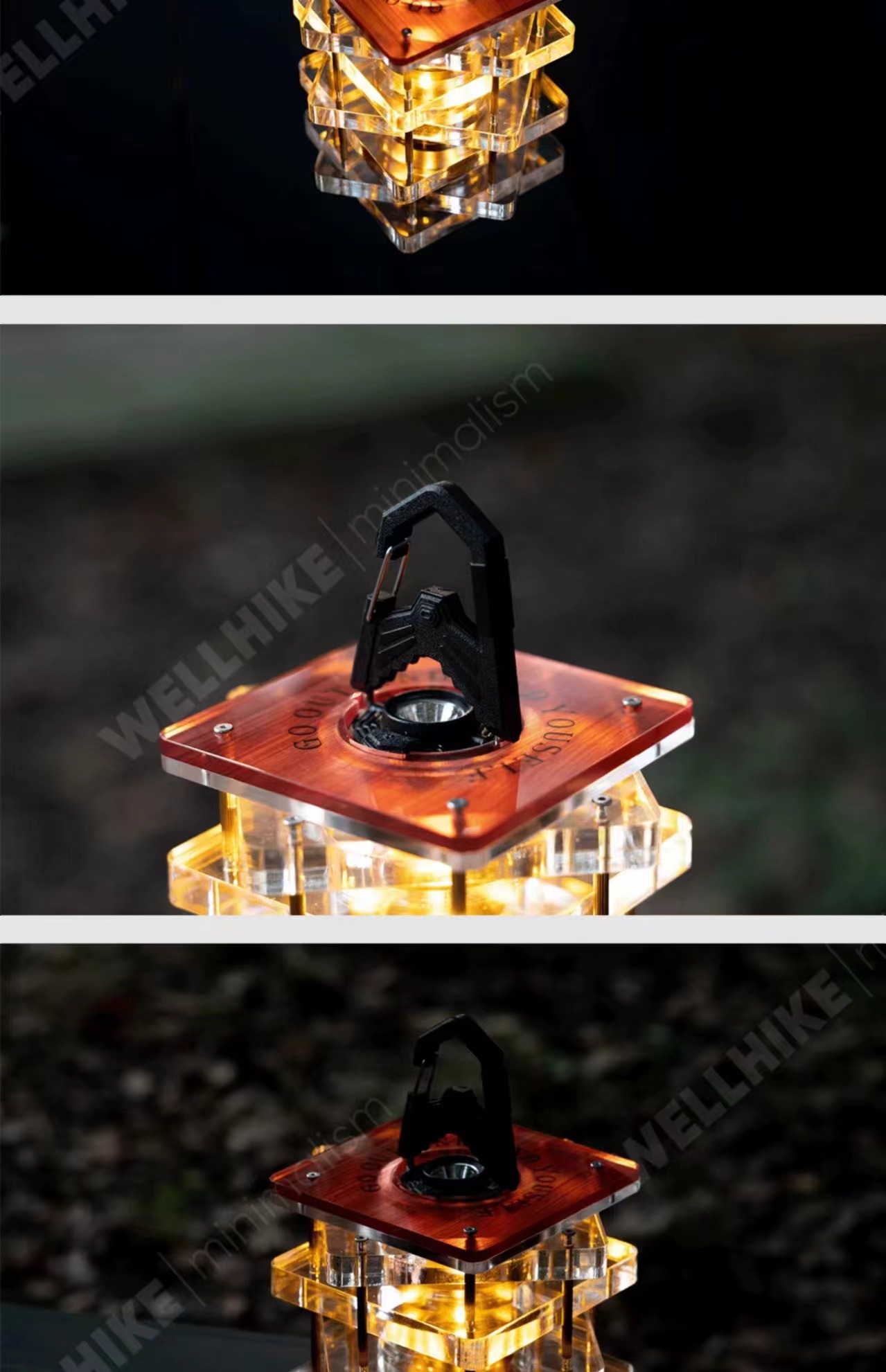 Wellhike Outdoor Stacking Lampshade goalzero Lamp 38explore Camping Accessories Handmade ...