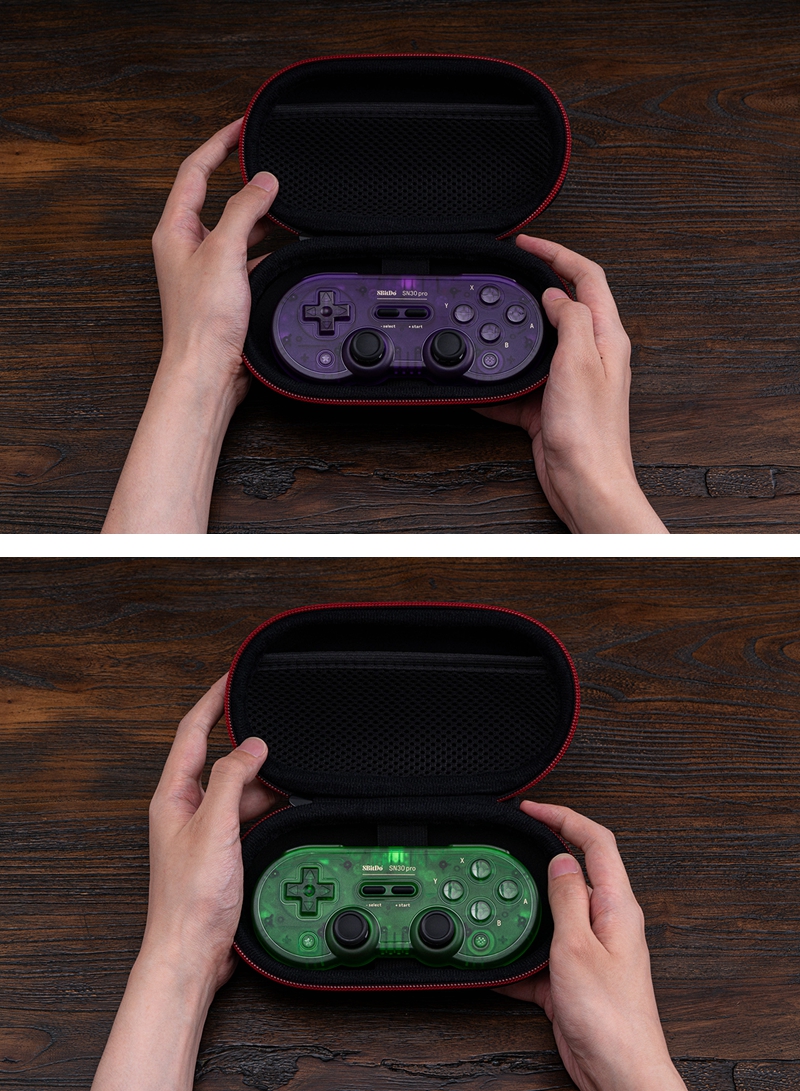 8Bitdo Classic Controller Travel Case for 8BitDo SN30 Pro Controller ...