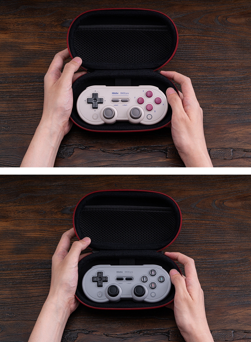 8Bitdo Classic Controller Travel Case for 8BitDo SN30 Pro Controller ...