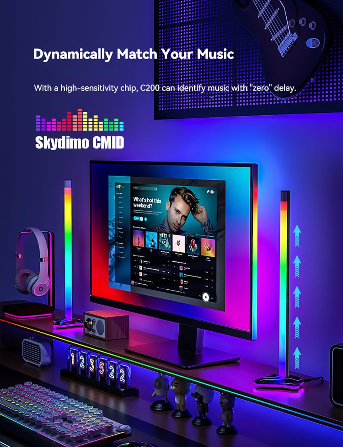 Skydimo LED RGB Backlights Strip Sync with Computer Monitor, USB 5V ...