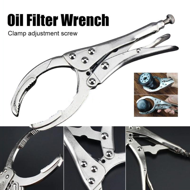 10" HEAVY DUTY STEEL OIL FILTER LOCKING PLIER FOR OPEN VEHICLE OIL ...