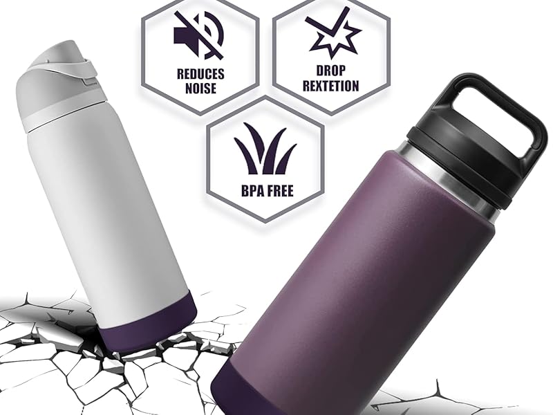 Silicone Sleeve for YETI, Owala Water Bottles, Bottom Boot for YETI ...