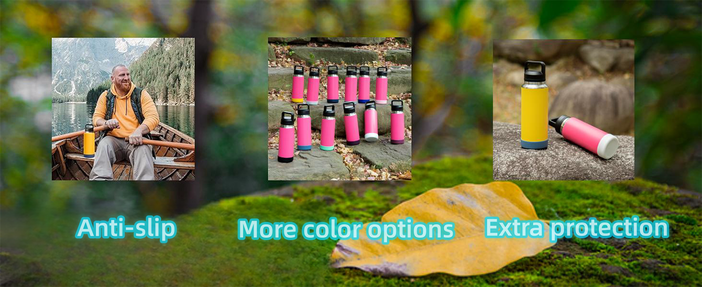 Silicone Sleeve for YETI, Owala Water Bottles, Bottom Boot for YETI ...