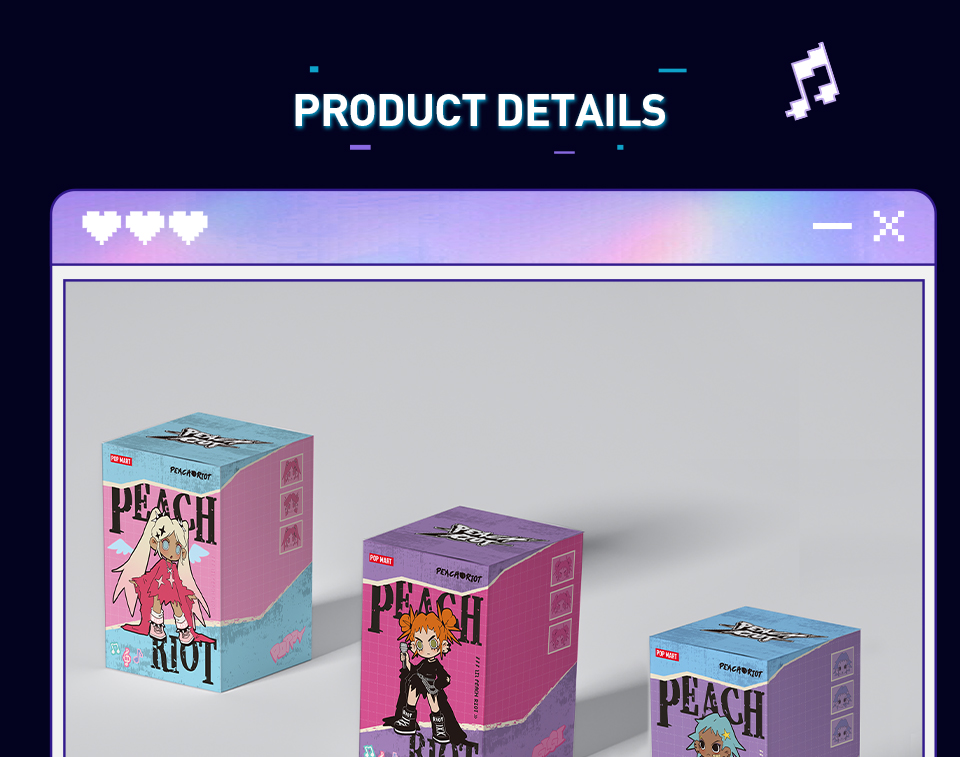 POP MART Lil Peach Riot: Loading! Series-Keychian | Shopee Malaysia