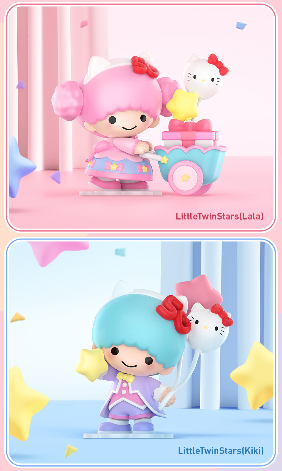 POP MART Sanrio characters Hello Kitty 50th Anniversary Series Figures ...