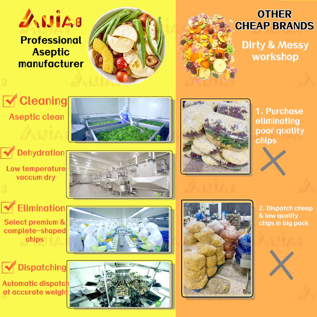 Halal Dried Vegetable Snack Kerepek Sayuran Mix Kerepek Sayur Kering ...