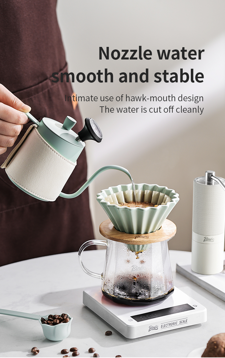 BINCOO Hand Brew Coffee Pot Set Filter Coffee Apparatus Sharing Pot ...