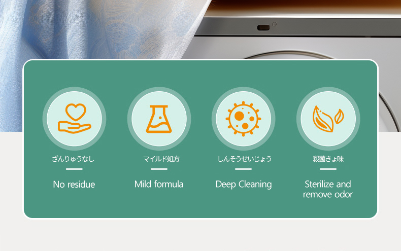 5-in-1 Washing Machine Cleaner Liquid Deep Cleaning Detergent for ...